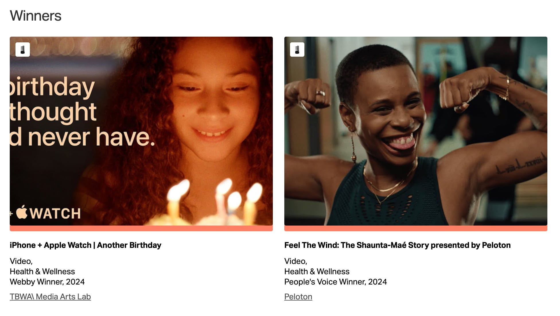 Peloton Wins 2024 Webby Award for "The Shaunta-Maé Story" - Peloton Buddy